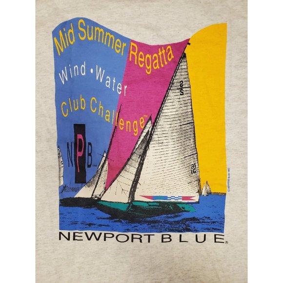 Newport Blue | Shirts | Vintage 992 Newport Blue Mens Mid Summer ...